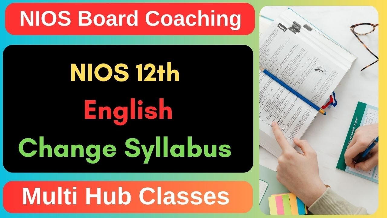 nios class 12 english syllabus #nios #niosclasses #nioscoachingclasses ...