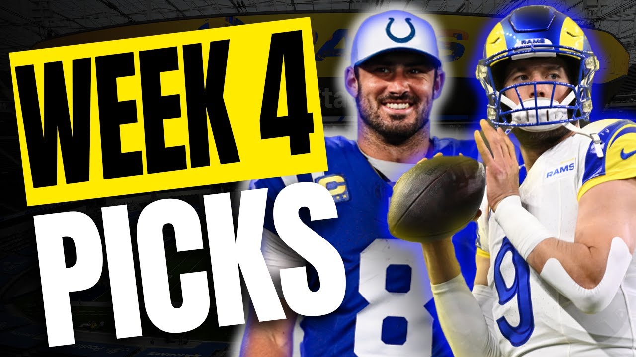 NFL Week 4 Picks and Predictions - YouTube