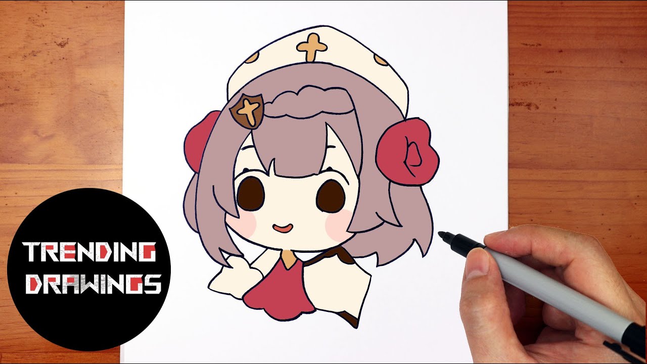 How To Draw Chibi Genshin Impact - Noelle - YouTube