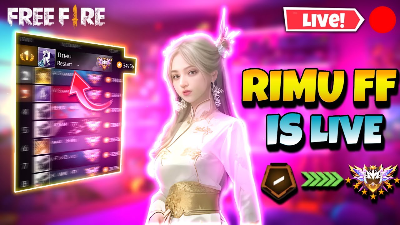 RIMU FF IS LIVE 🛑 হ্যাকারের অত্যাচারে GAMEPLAY | GARENA FREE FIRE # ...