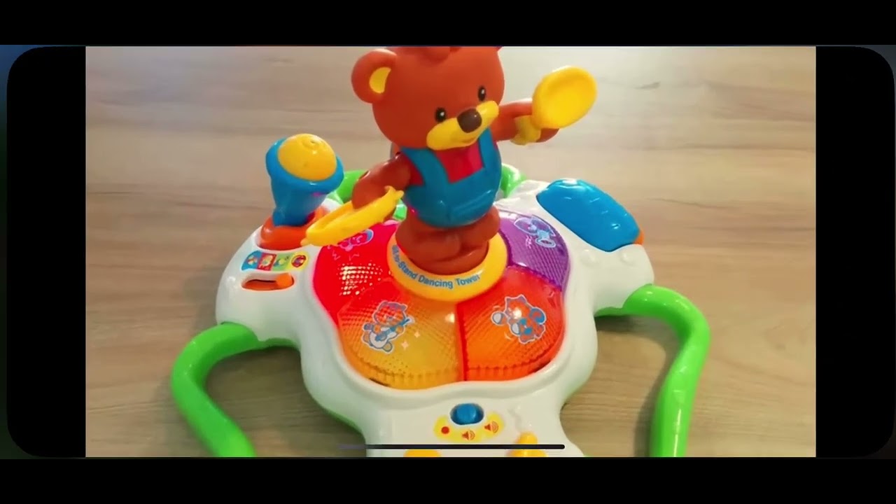 vtech sit to stand dancing tower 1/3 4/4 - YouTube