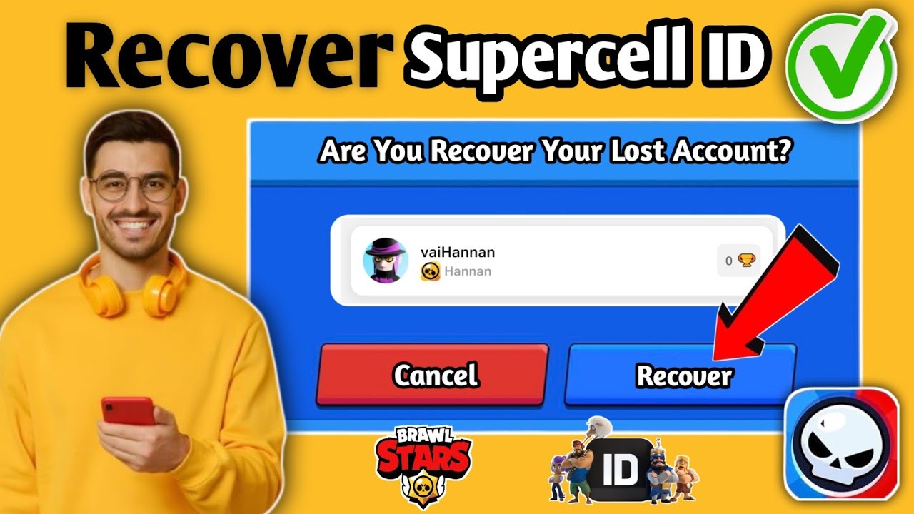 How To Recover Brawl stars Account -Tutorial How To Get Back Brawl Stars Supercell ID. - YouTube