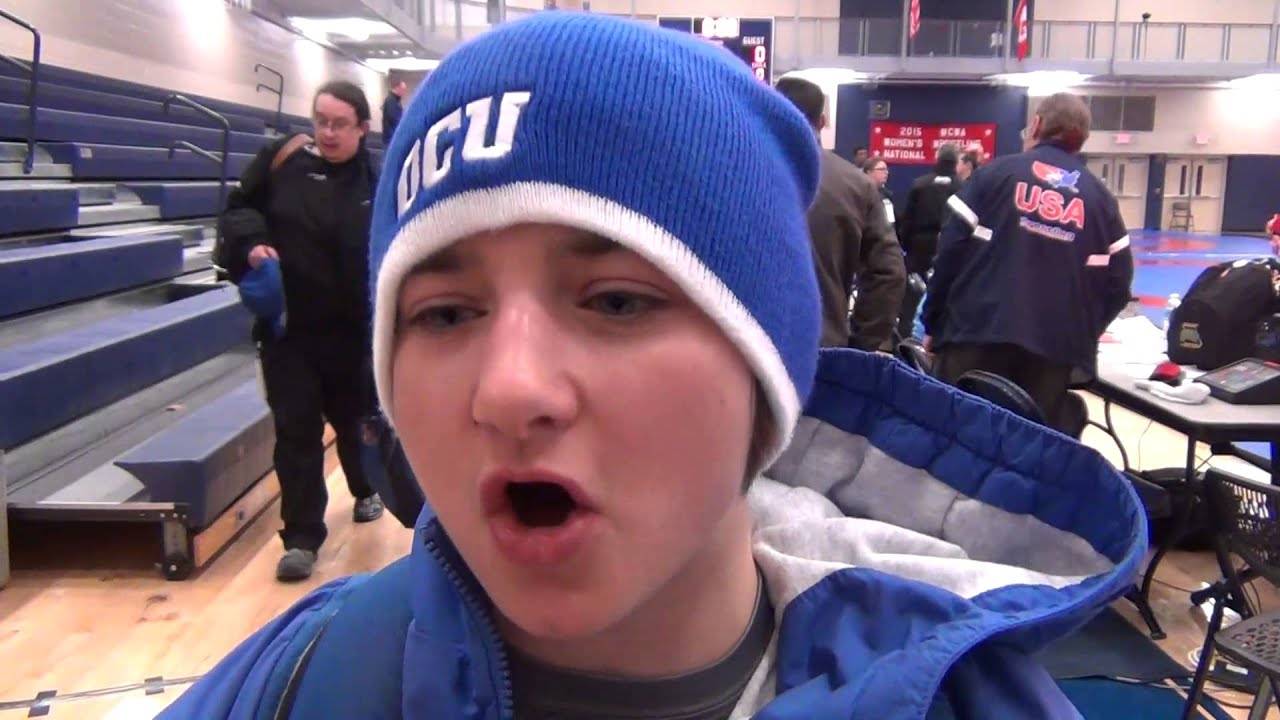 Emily Webster (OCU) after day 1 of 2015 WCWA Nationals - YouTube
