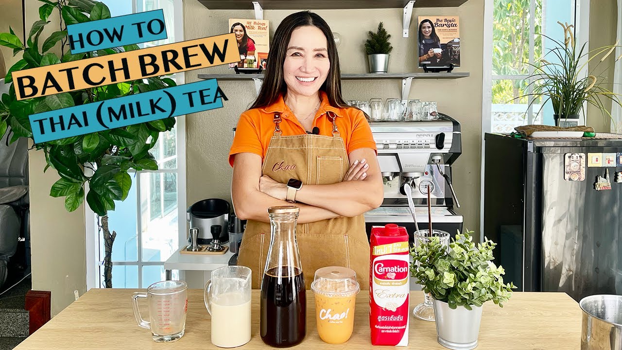 ADD THAI MILK TEA IN YOUR COFFEE SHOP MENU - USING AN ESPRESSO MACHINE ...