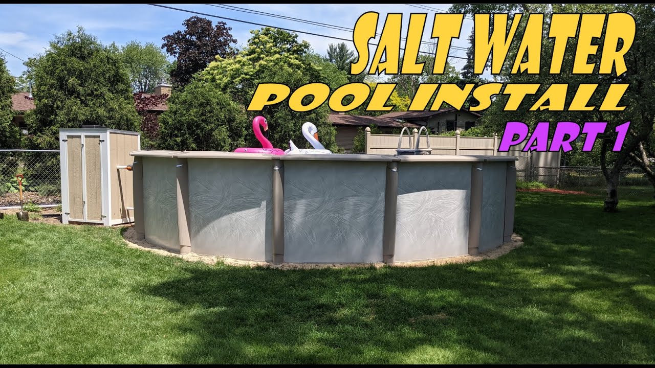 Product-Review Azor Wilbar 21' Above Ground Saltwater Pool Install ...