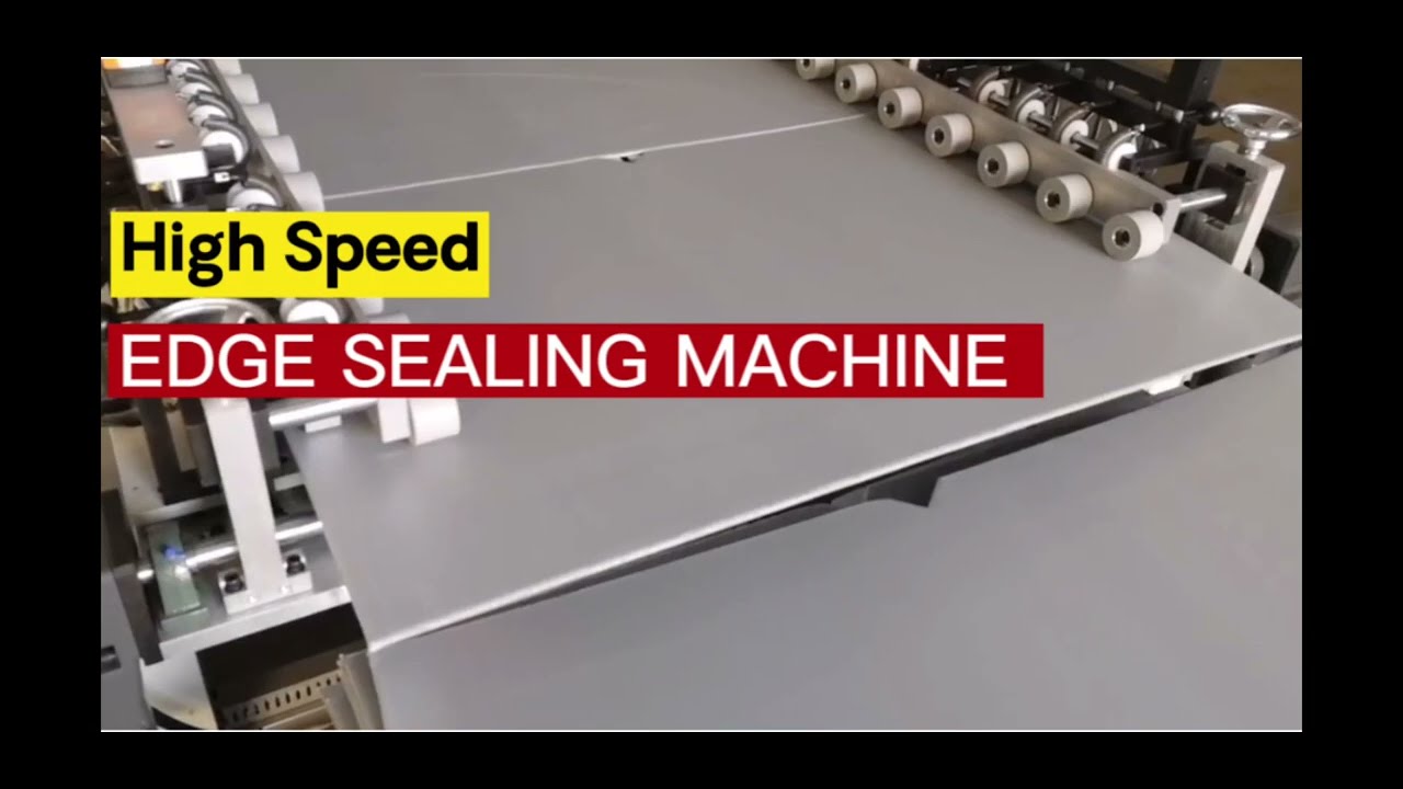 New Design, High Speed Edge Sealing Machine for PP corrugated plastic ...