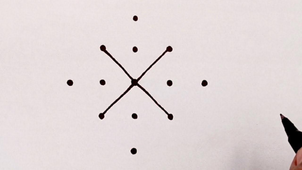 5×1 dots design drawing | different design | popular Design | Dots ...