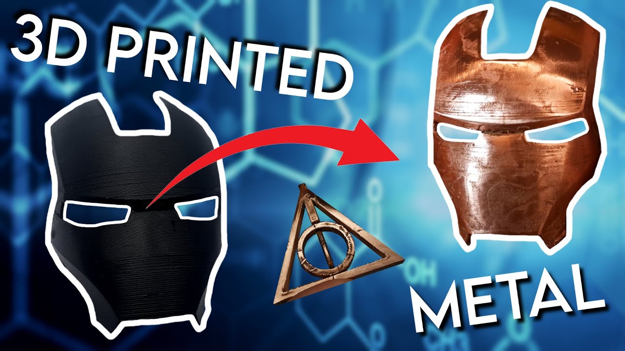 Electroplate 3D Prints Easily (Coat Anything With Metal) - YouTube