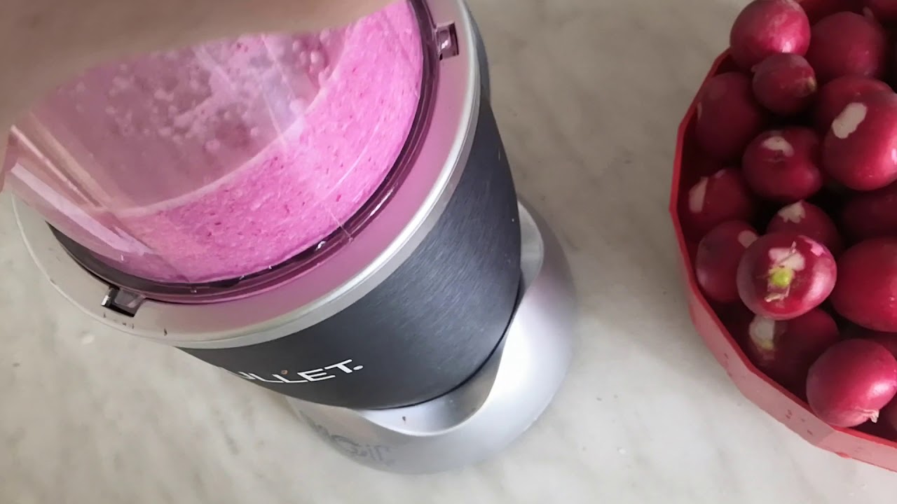 Radish Smoothie - prevent waste happen - YouTube