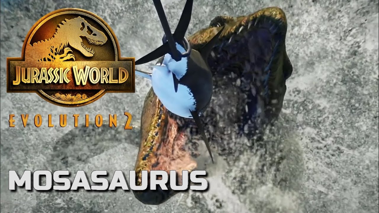 Jurassic World Evolution 2 - Mosasaurus (Species Field Guide) - YouTube