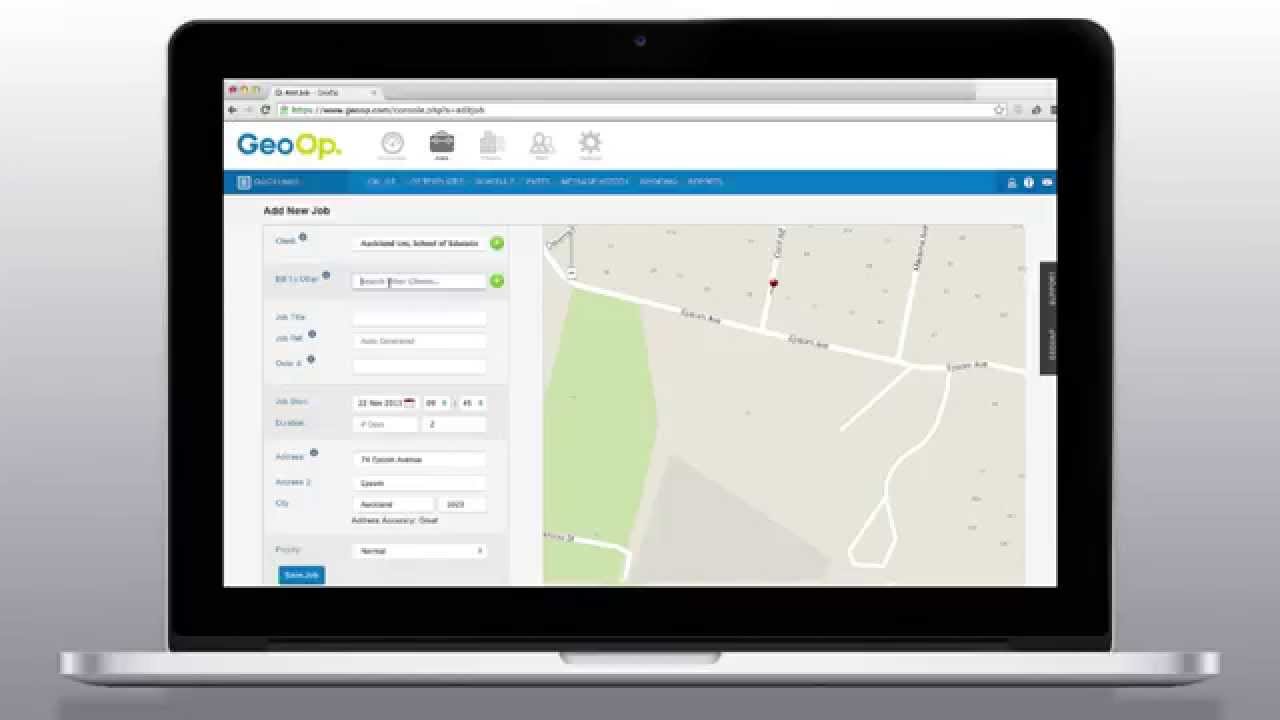 Training video - creating a job in GeoOp - YouTube
