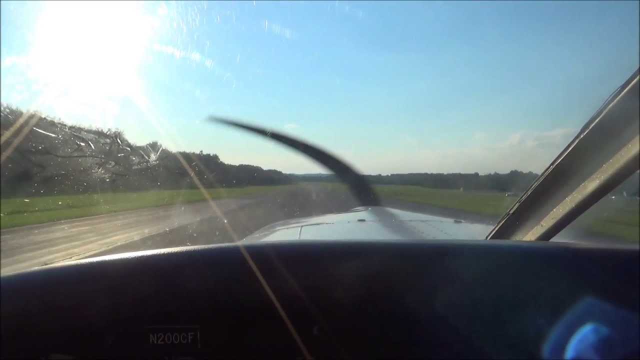 My 100th Video!!! | Piper Cherokee 6 [COCKPIT] Takeoff & Landing KGAI ...