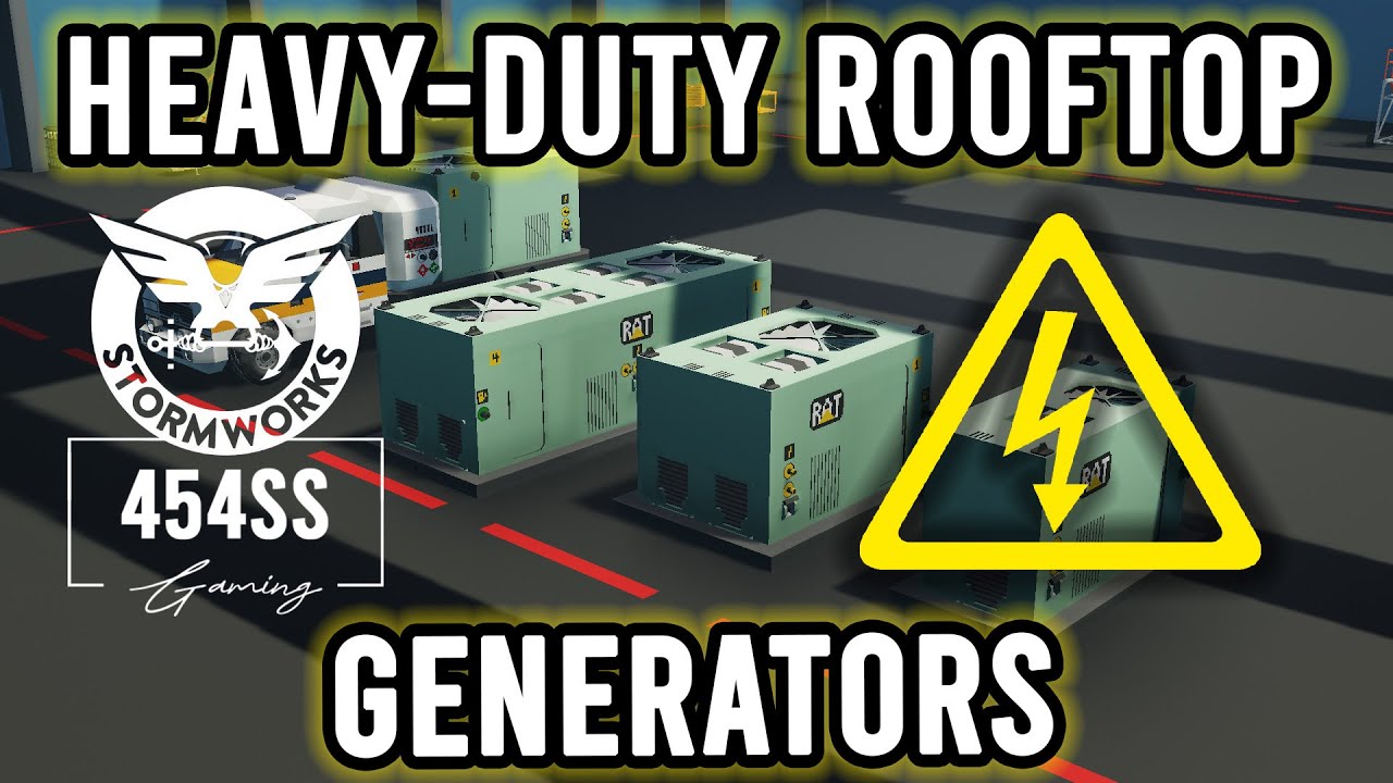 Examining FOUR rooftop generators in Stormworks - YouTube