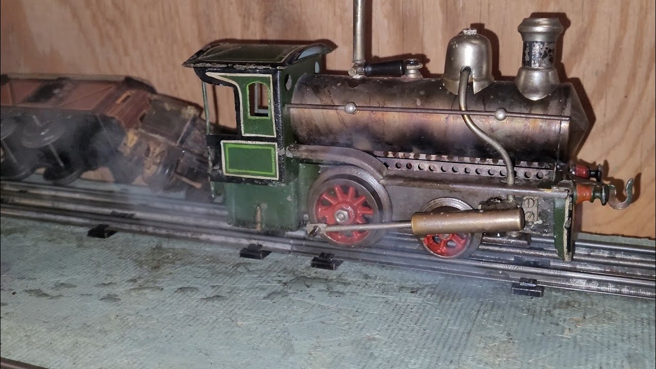 Falk live steam spirit fired locomotive out of control during testrun ...