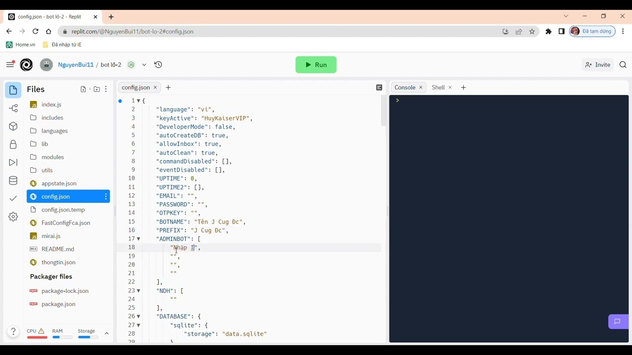 Hướng Dẫn Tạo Bot Chat Messenger, Share File Bot Vip - YouTube