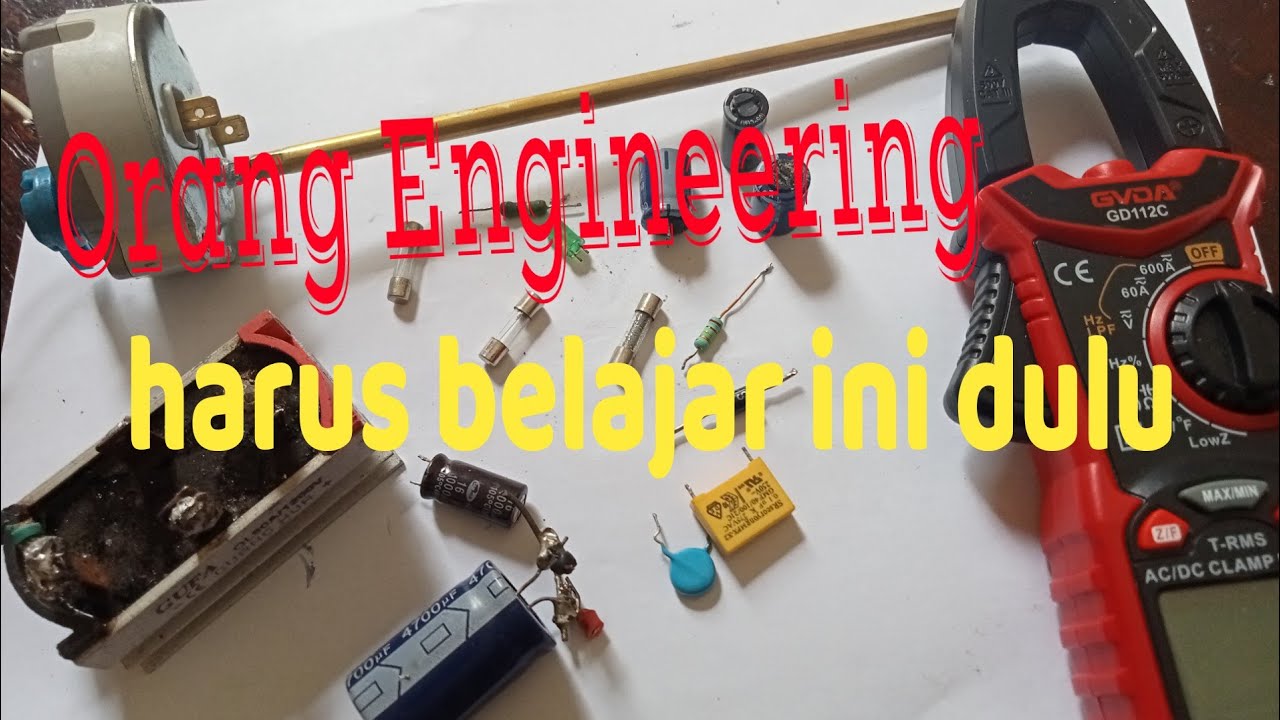Cara mengukur komponen electronik dengan Clamp meter GVDA - YouTube