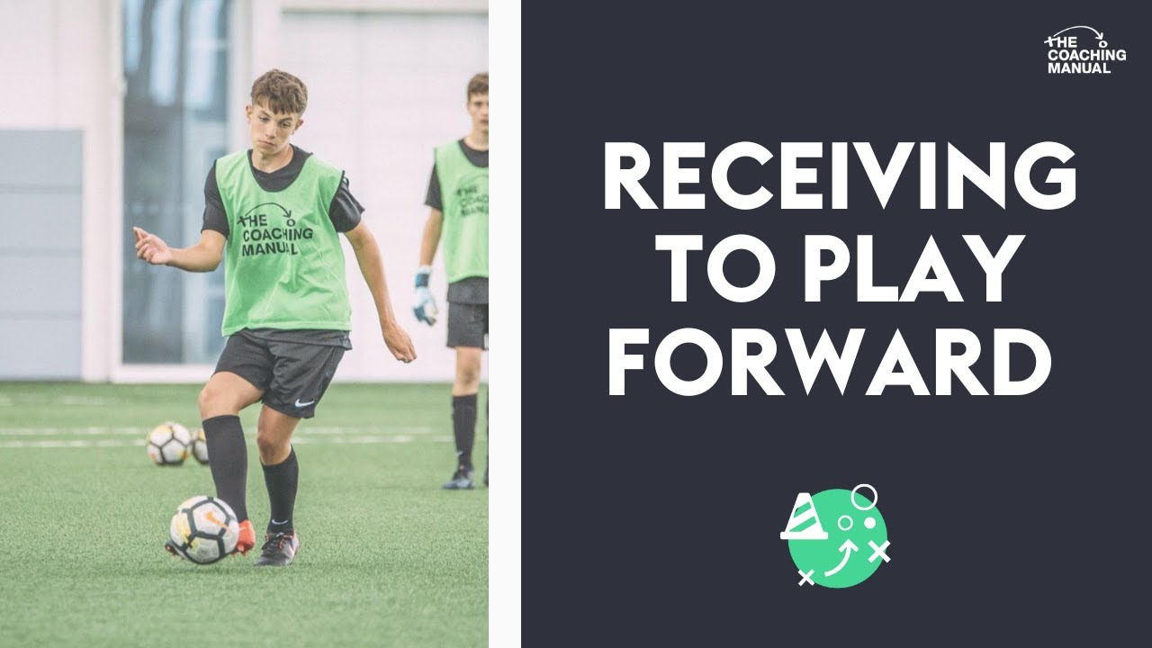 Receiving To Play Forward Technical Practice ⚽️ - YouTube