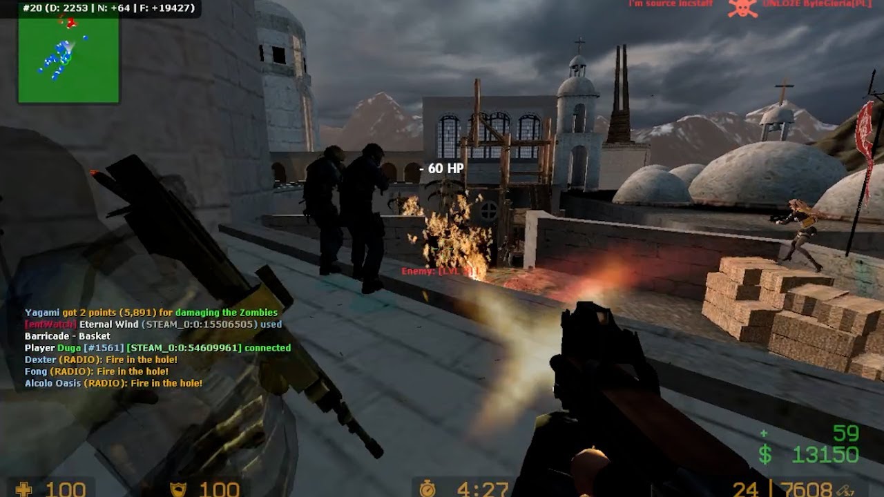 Counter-Strike: Source - Zombie Escape Gameplay - ze_lotr_minas_tirith ...