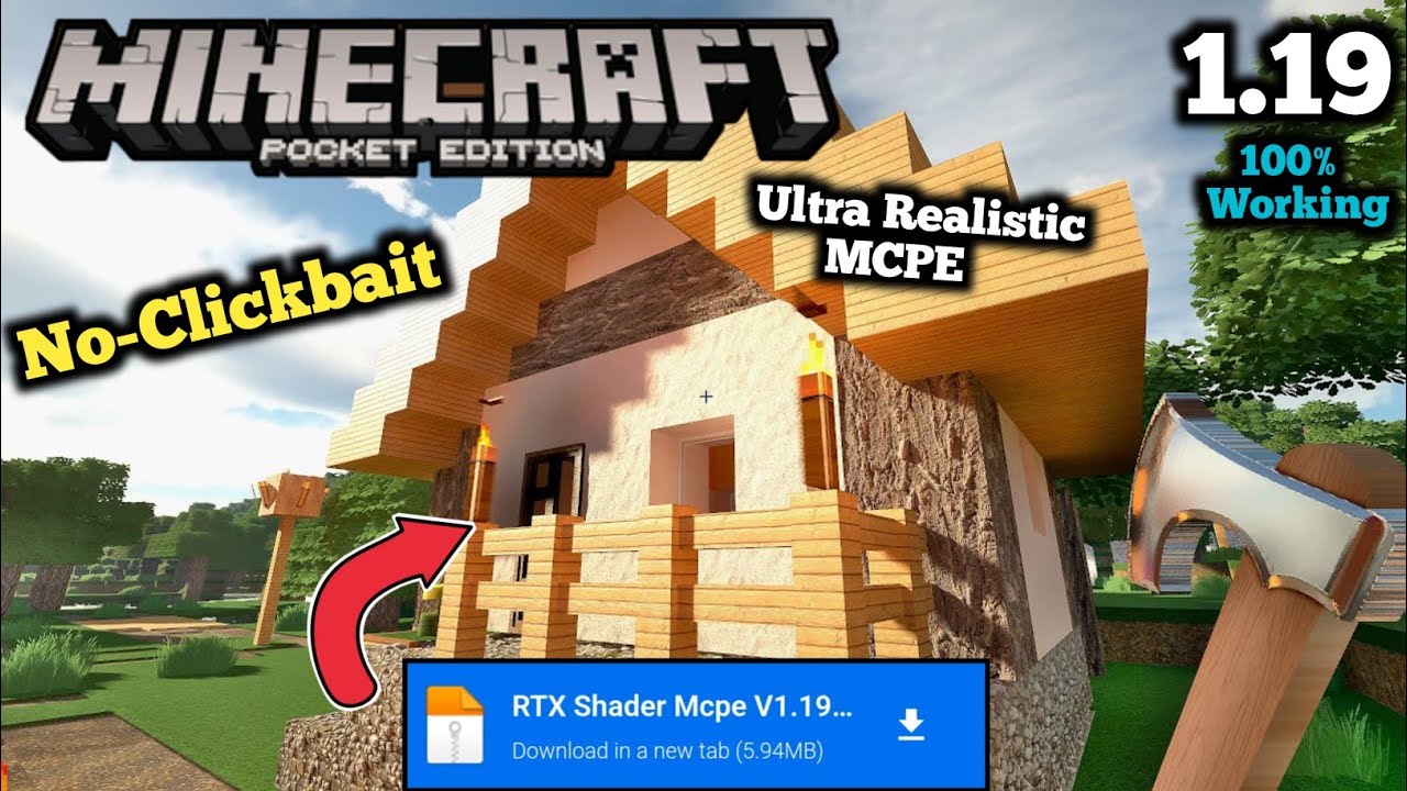Best RTX Shader for Minecraft pe 1.19 | Shader Mcpe 1.19 | shader ...
