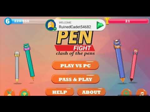 Pen fight game android gameplay - YouTube