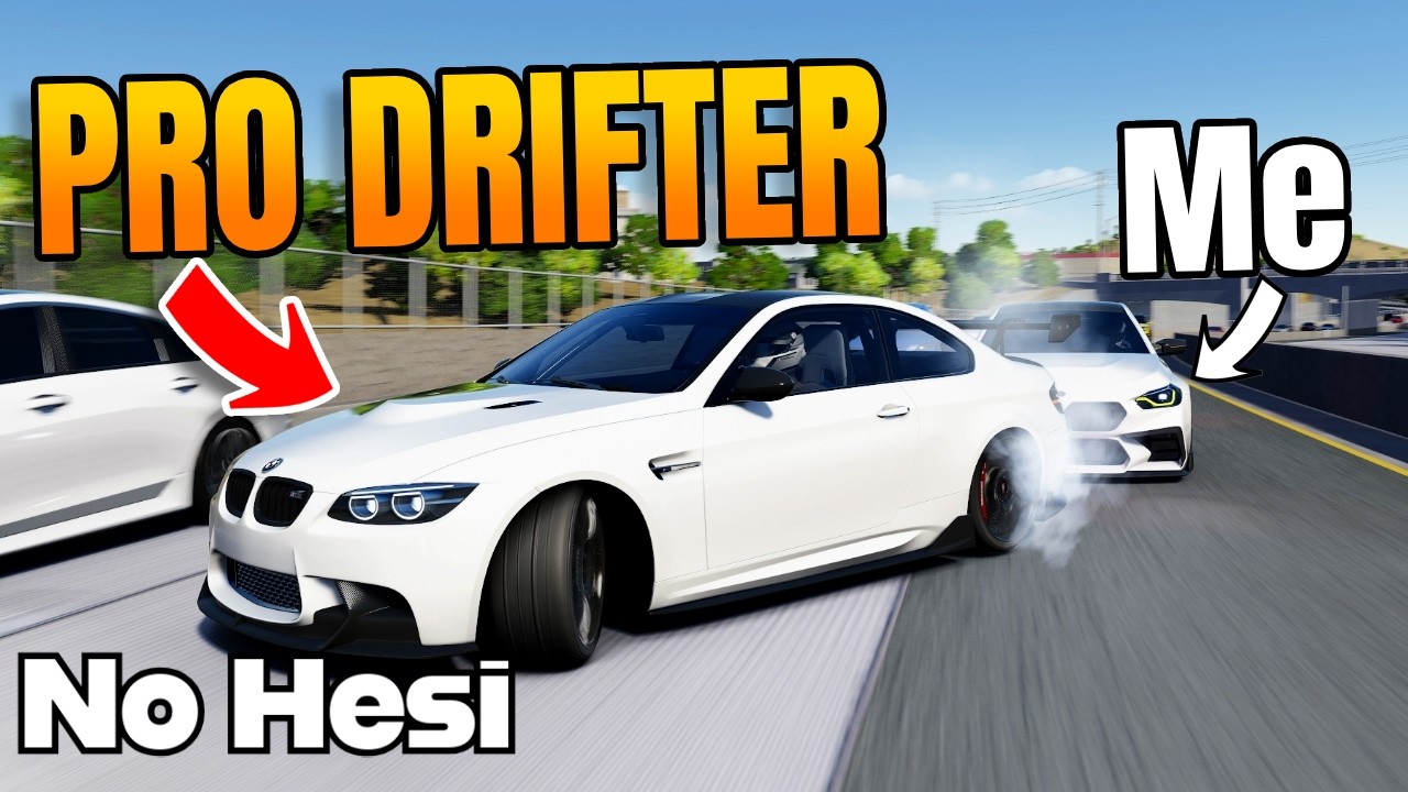 Can a PRO teach a Noob how to Drift in No Hesi - YouTube