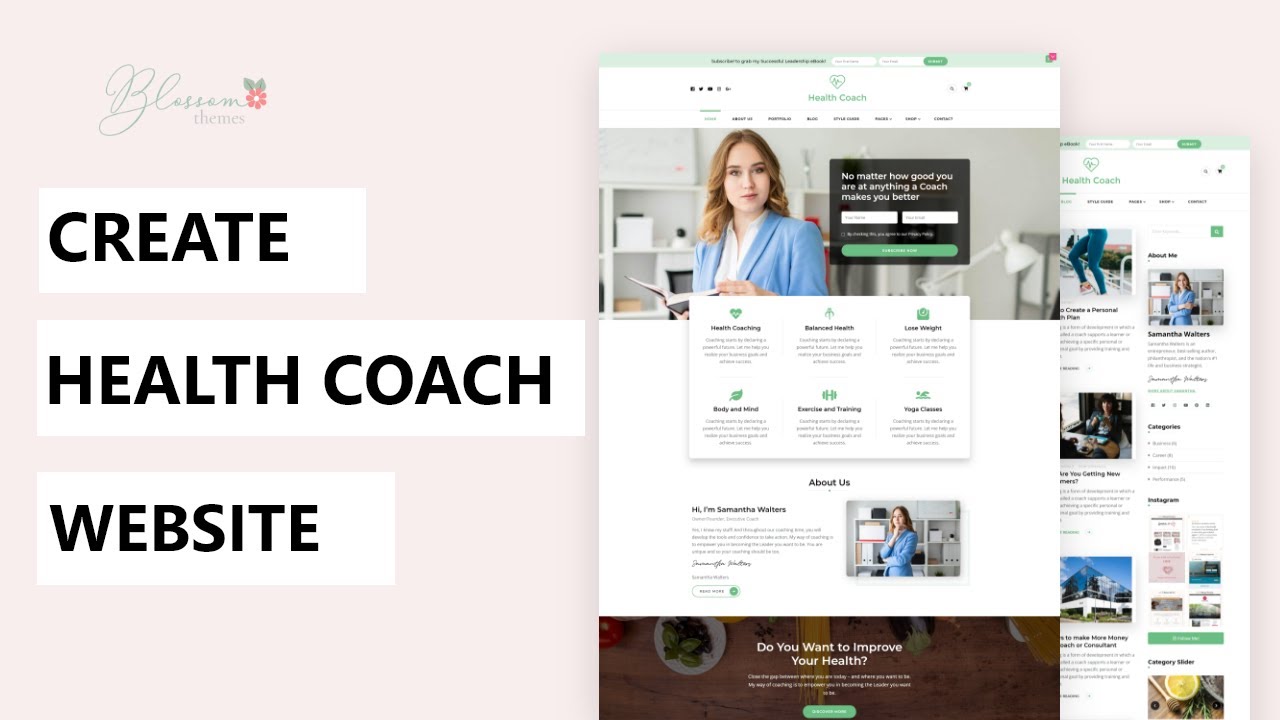 How to Start a Health Coach Website in 2024 | Blossom Health Coach ...