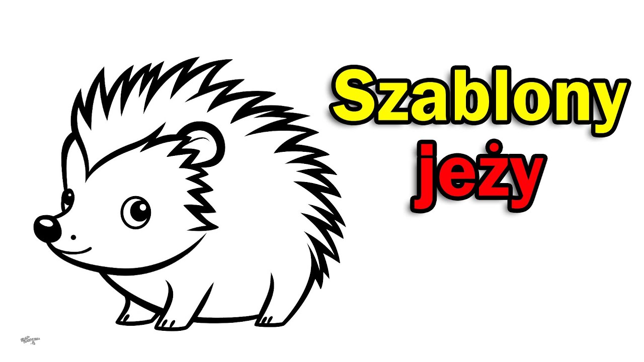 Szablony jeży - do wycięcia, dekoracja na okno, do druku - YouTube