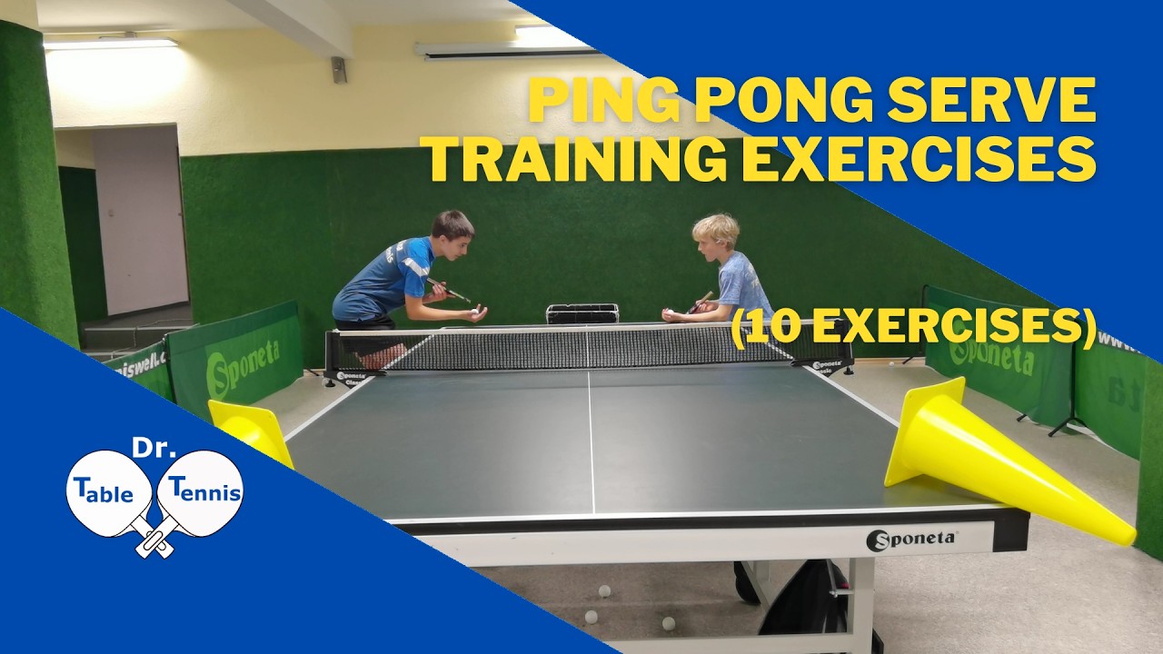 Table Tennis Serve Training Drills (10 exercises to improve serve ...