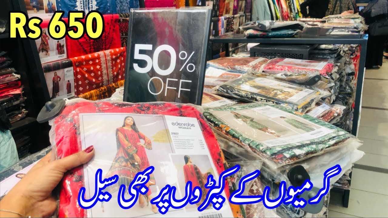 Edenrobe Flat 50% Off Sale Summer Collection 2023 | Edenrobe sale today ...