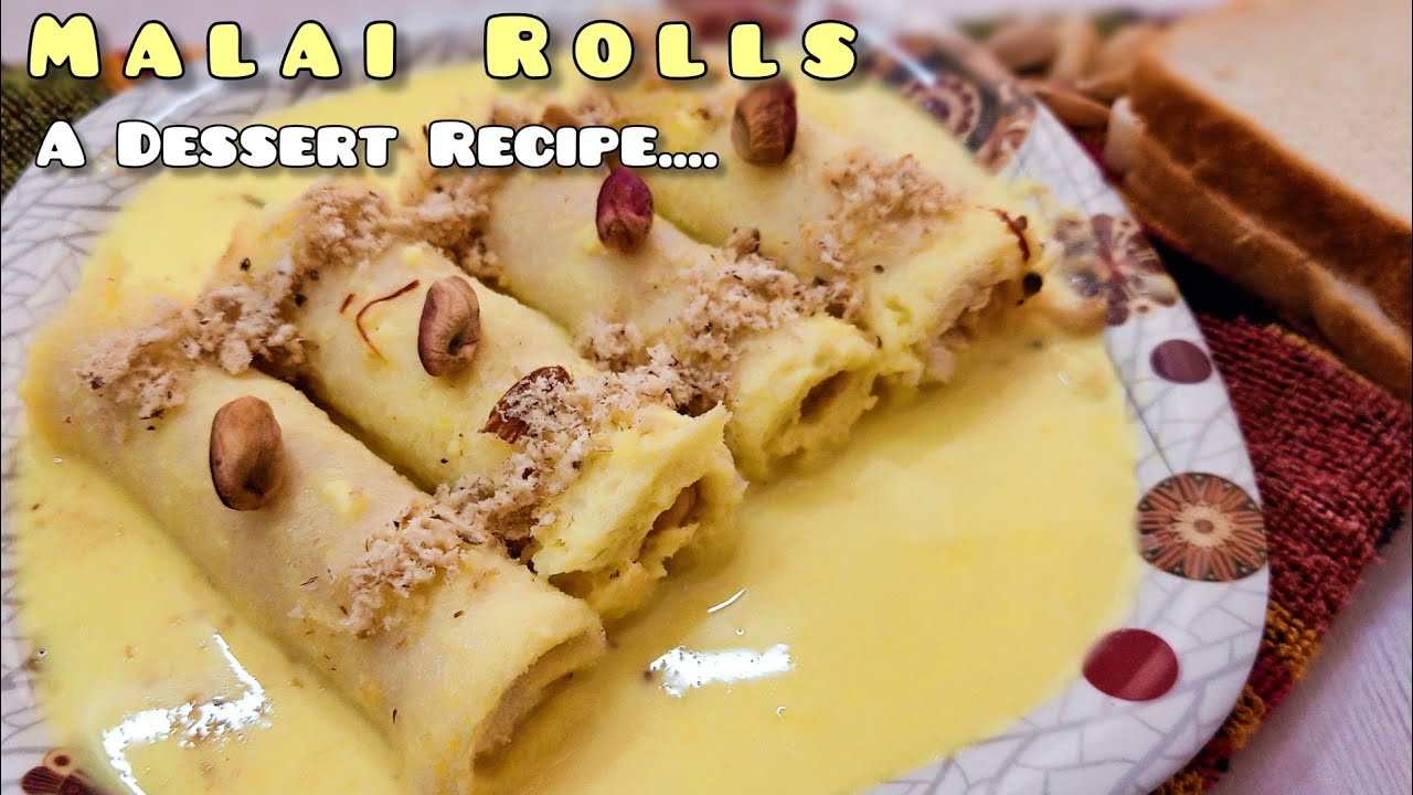 Bread Malai Rolls| How to make Malai Rolls Recipe | - YouTube