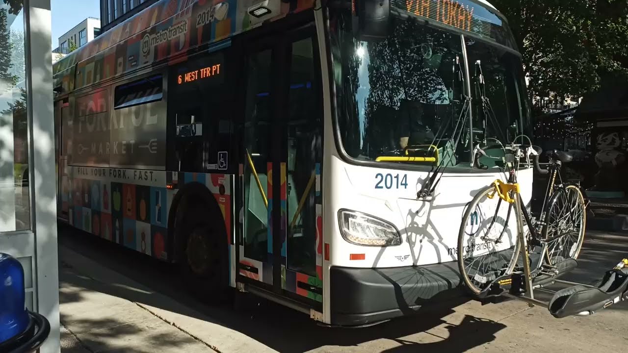 Madison Metro Transit 2020 New Flyer XD40 2014 On Route 6 - YouTube