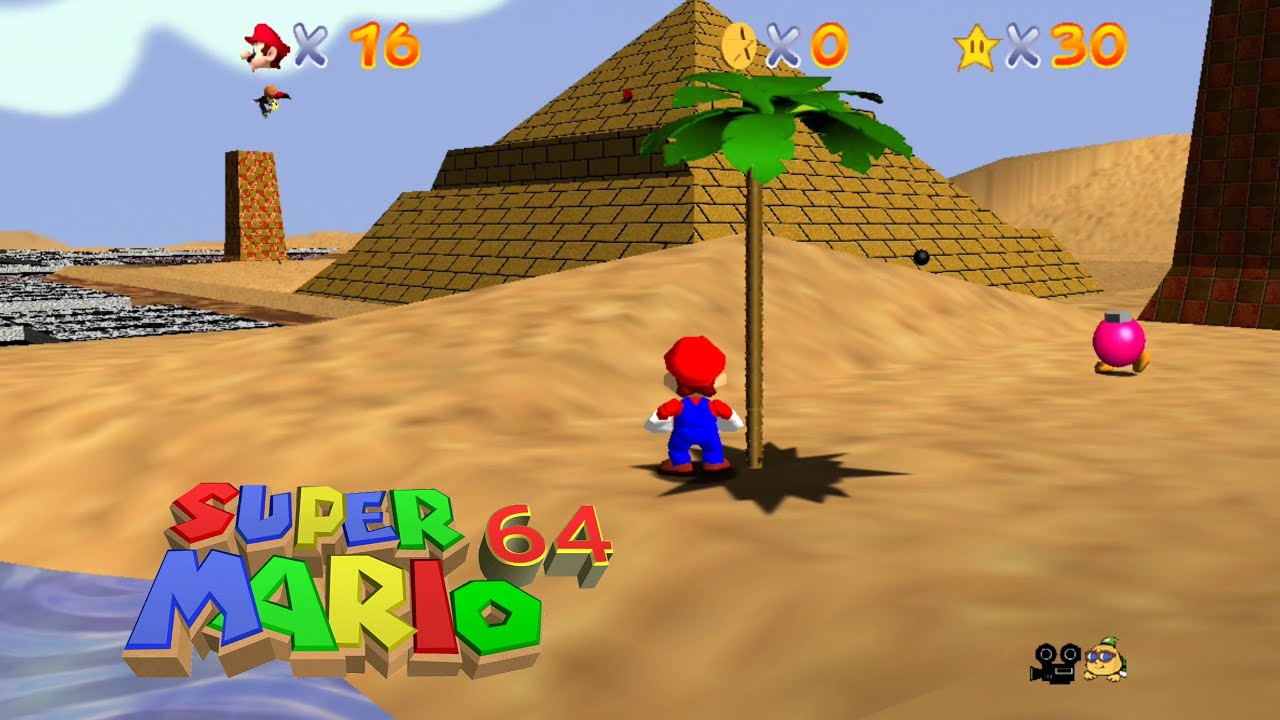 Super Mario 64 5 64 Levels Remixed HD Textures MollyMutt's Full Screen ...