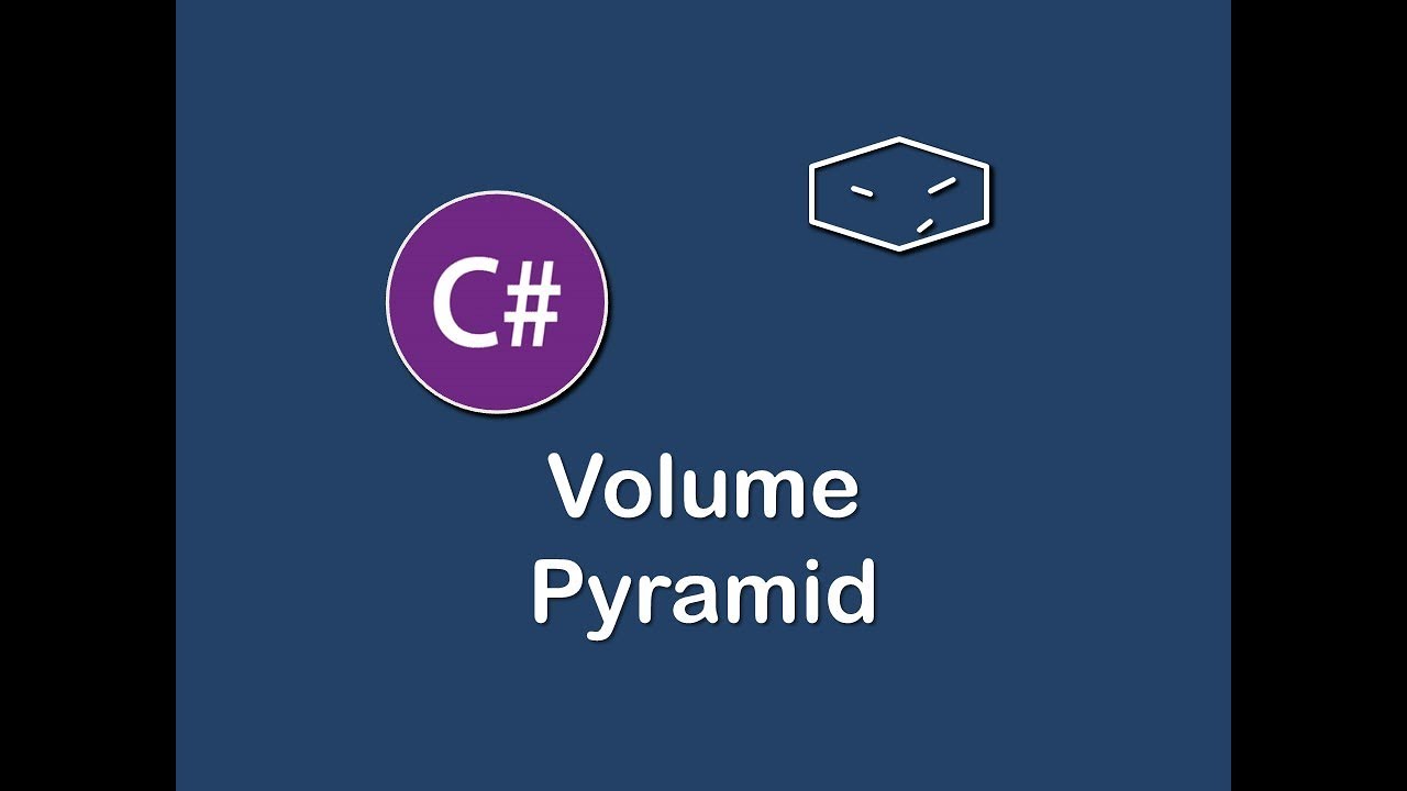 volume of pyramid in c# - YouTube