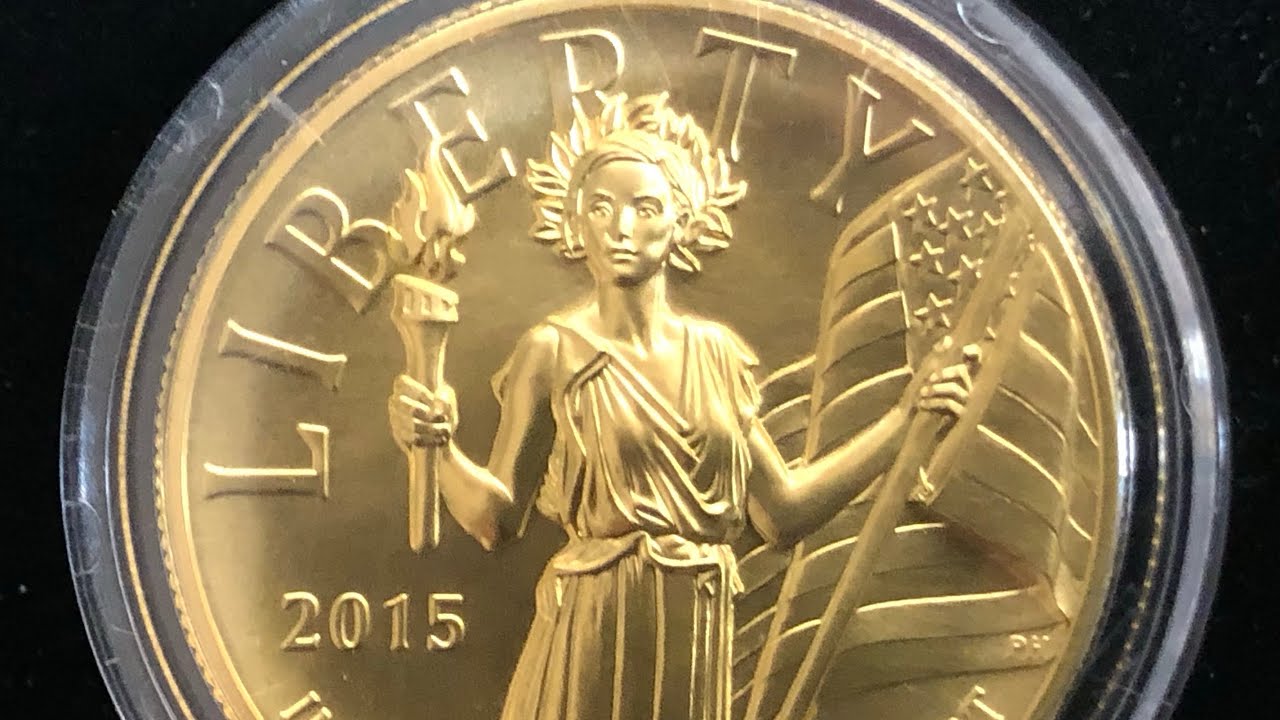 2015 American Gold Liberty High Relief One ounce .9999 - YouTube
