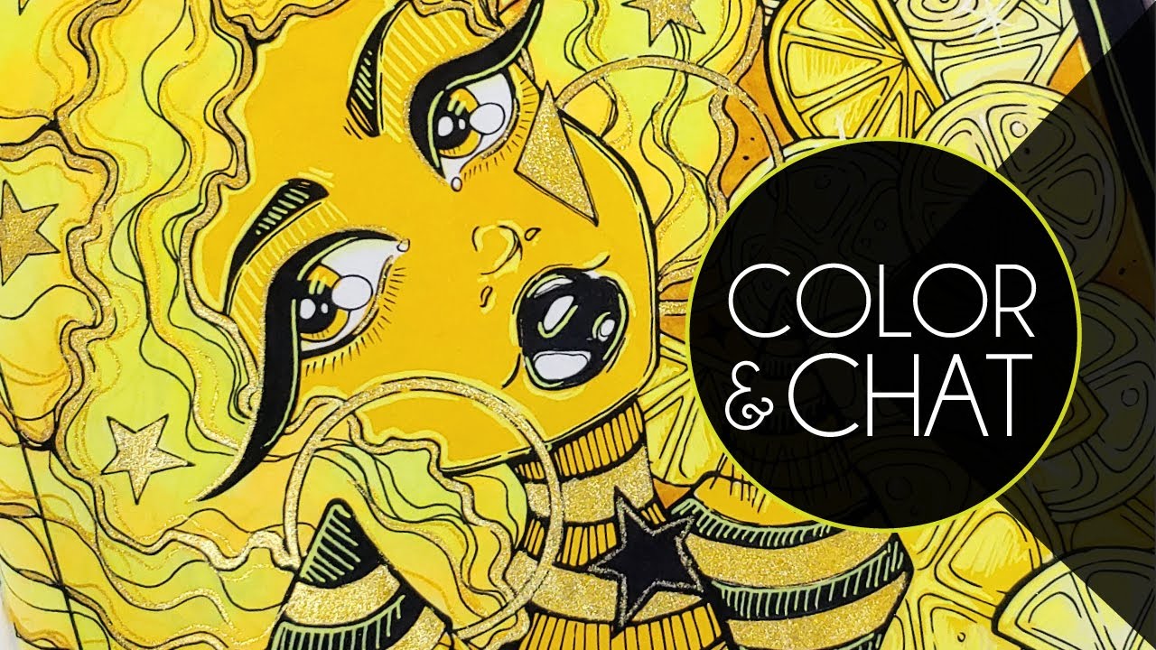 Color & Chat | Monochromatic Color Palette | Eerie Patisserie Coloring ...