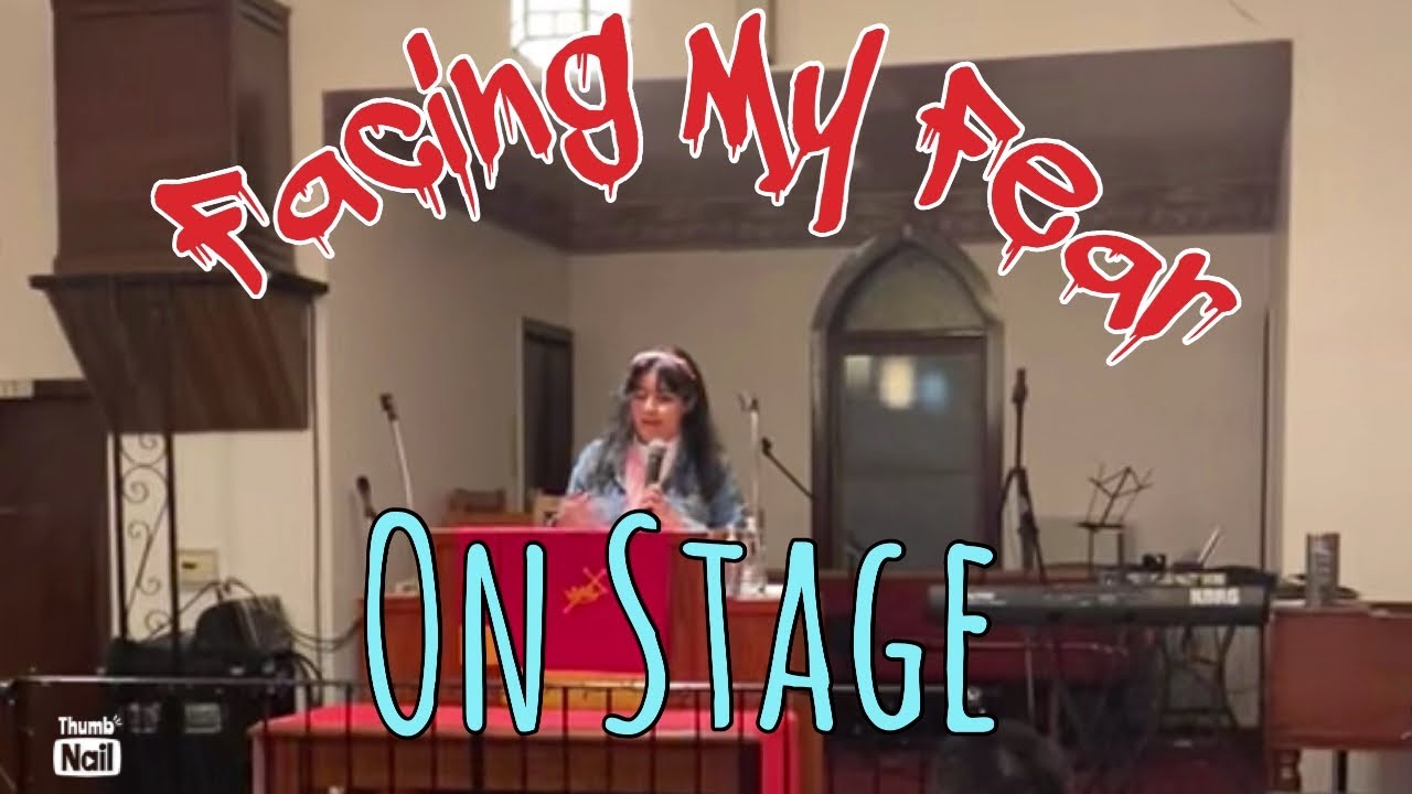 Facing My FEAR on Stage (Birthday Speech) - YouTube