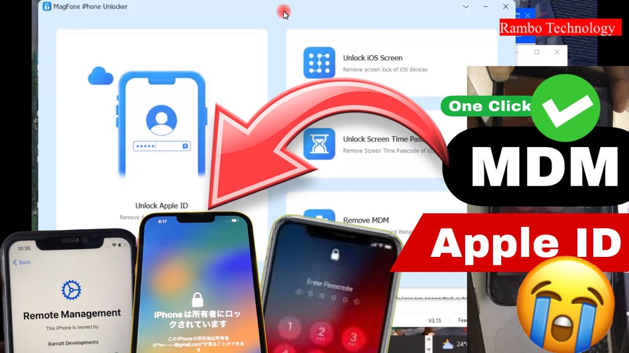 How to Remove Passcode & MDM Lock on All iPhones/iPad iOS 18 | UPto 15 ...
