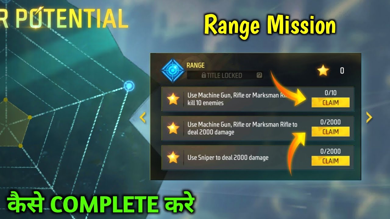 USE MACHINE GUN, RIFLE OR MARKSMAN RIFLE TO KILL 10 ENEMIES FREE FIRE ...