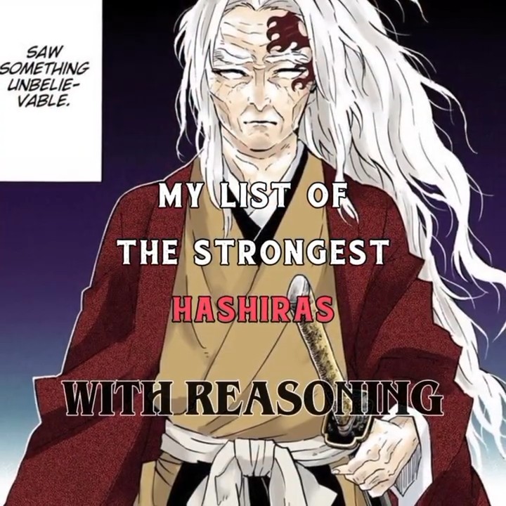 RANKING OF THE STRONGEST HASHIRAS #demonslayer - YouTube