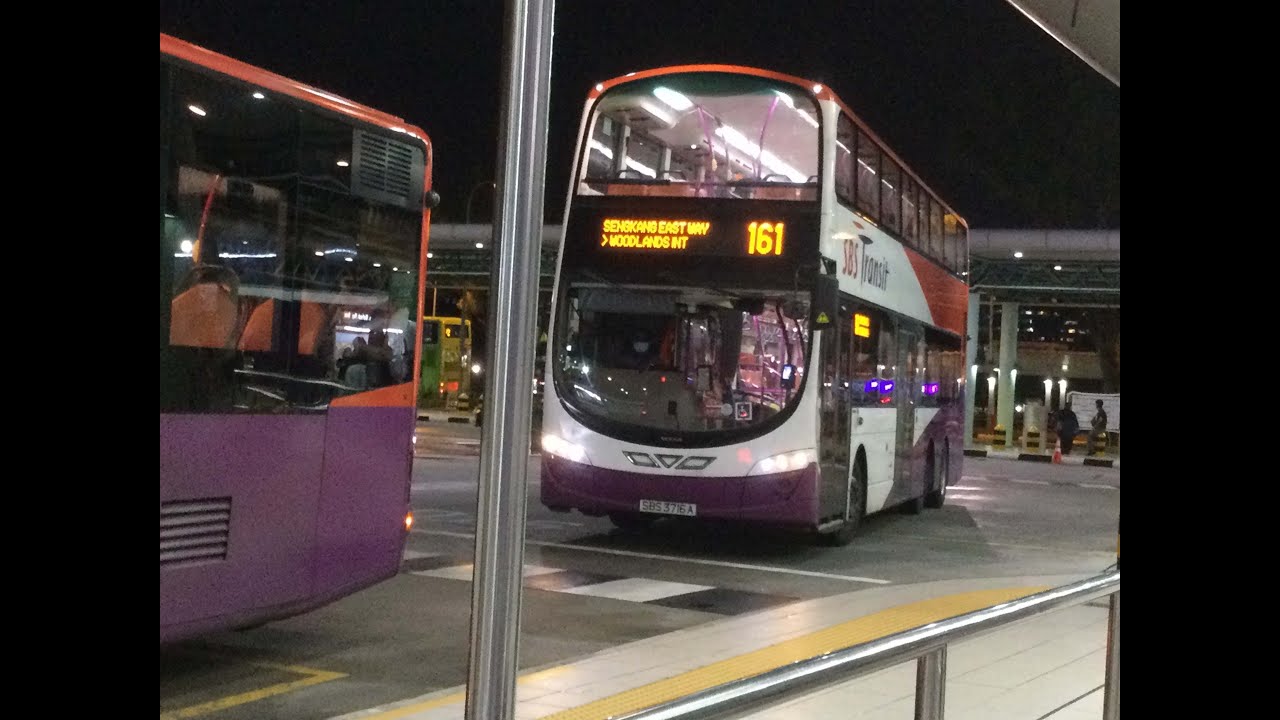 SBST Bus Service 161 [SBS3716A]: Hougang Ctrl Int → Opp Sengkang Stn ...