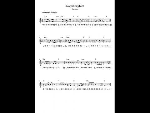 Gönül Sayfam - Kayahan / Mızıka (Tab-Nota) - Vahid MOHAMMADI