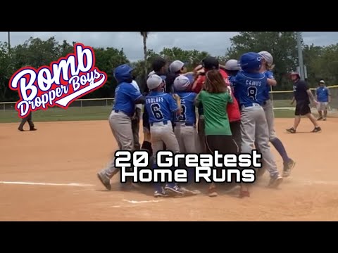 20 Greatest Home Runs by The Bomb Dropper Boys - YouTube