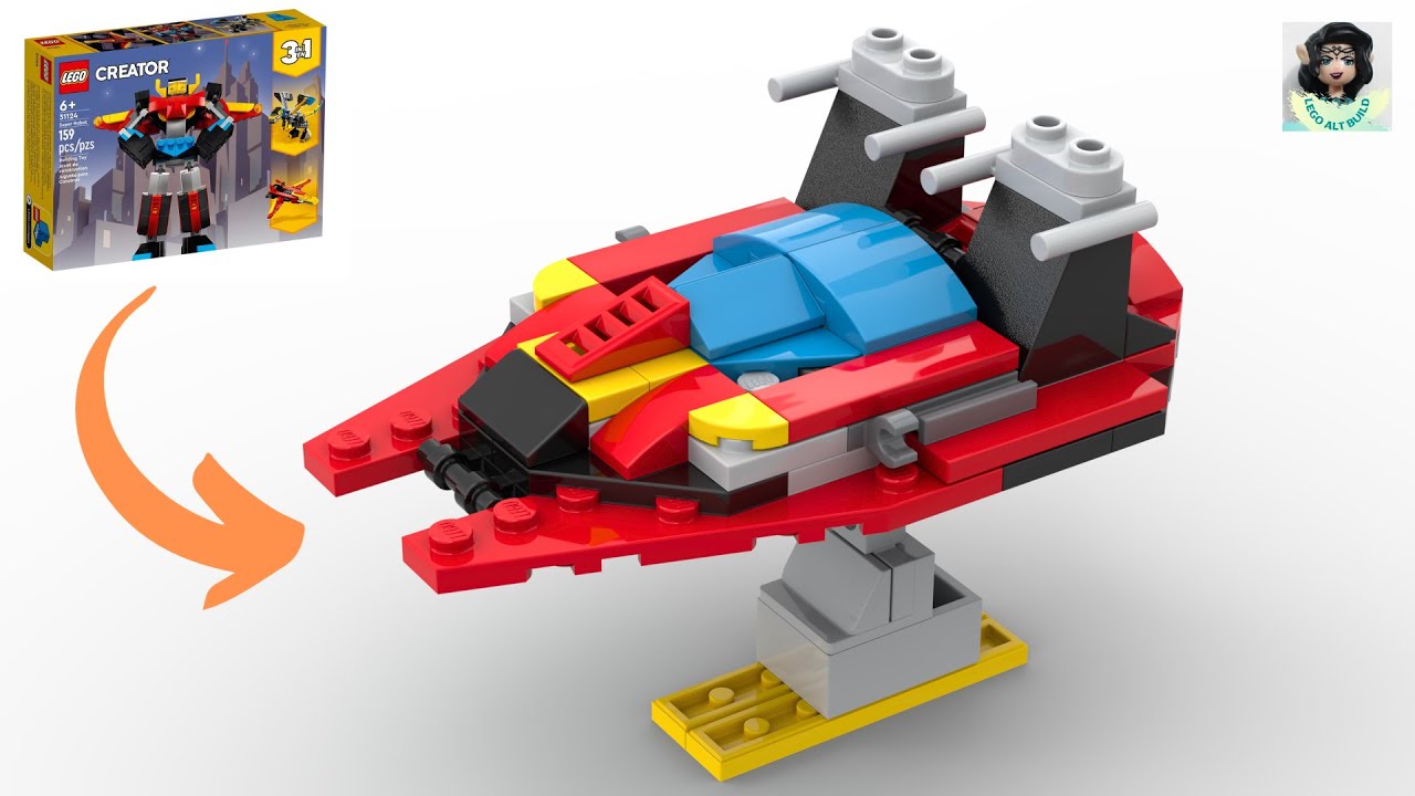STAR SHIP Lego creator 31124 ideas How to alt build - YouTube
