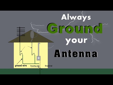 How to properly ground your roof antenna and satellite dish