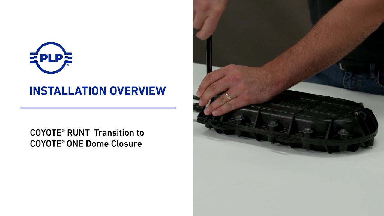 COYOTE® RUNT Transition to COYOTE® ONE Dome Closure - YouTube