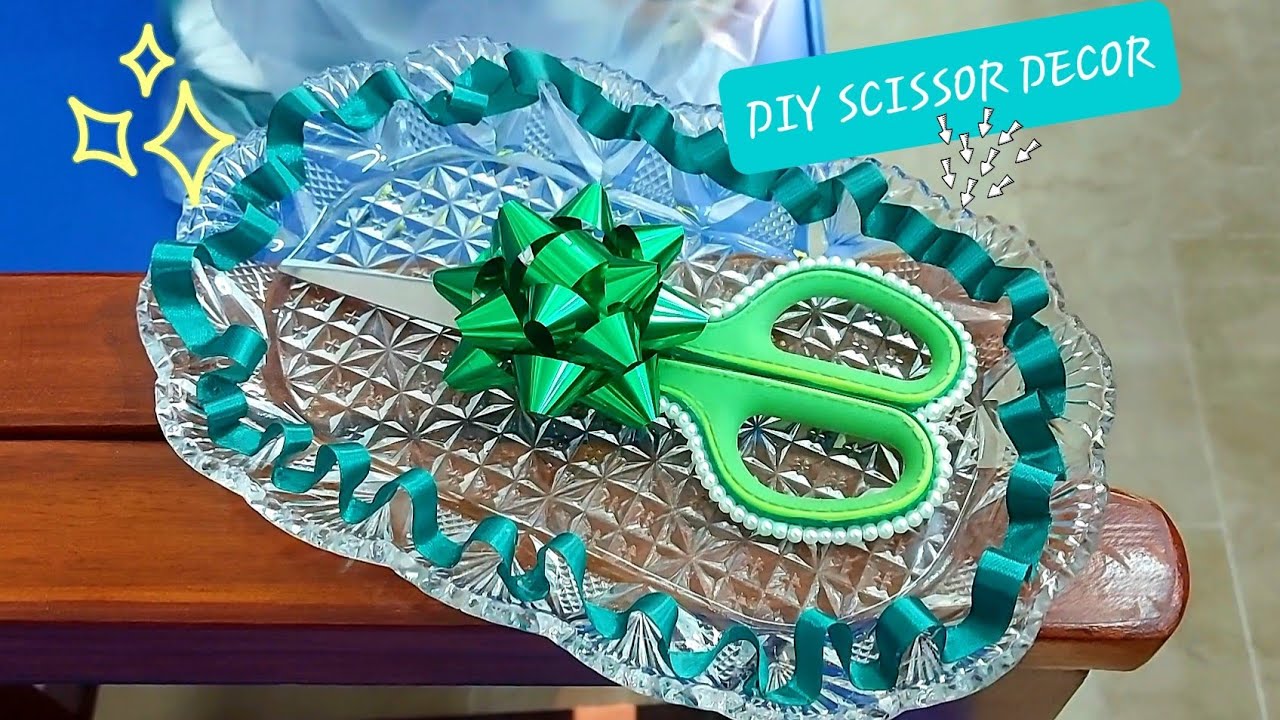 How to decorate scissor at home| DIY Scissor decor @wishyourart #craft ...