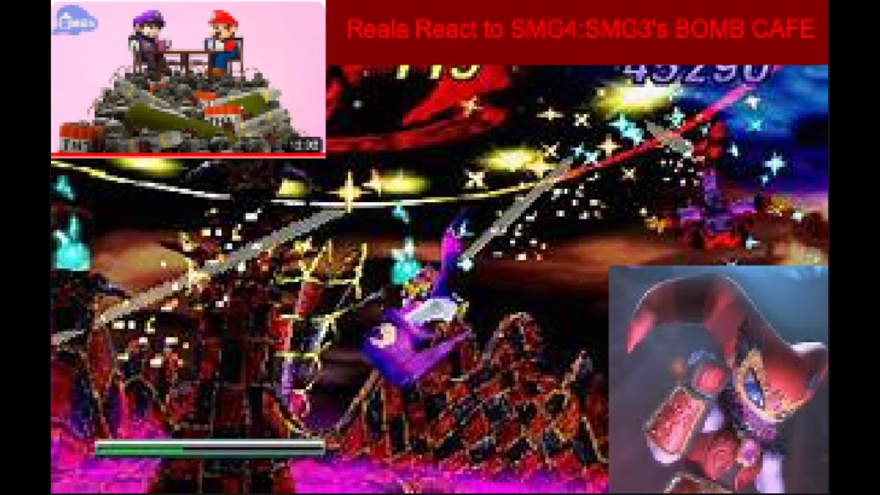 Reala React SMG4: SMG3's BOMB CAFE - YouTube