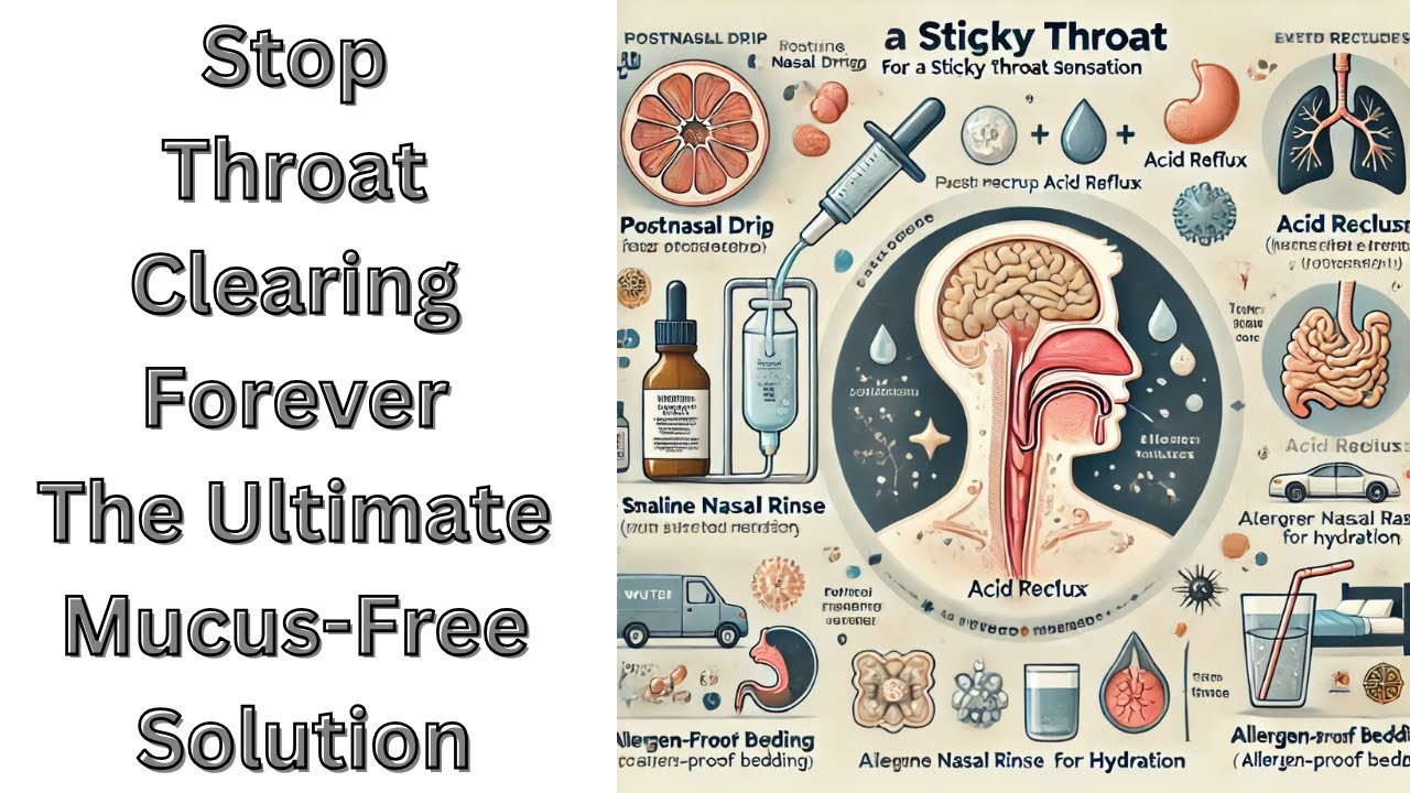Stop Throat Clearing Forever The Ultimate Mucus Free Solution !! - YouTube