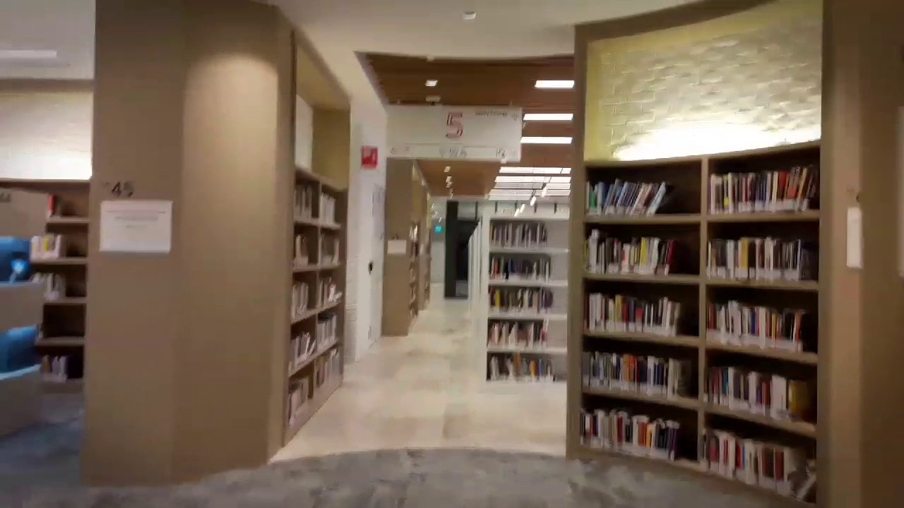Exploring The New Tampines Library At Tampines Hub - YouTube