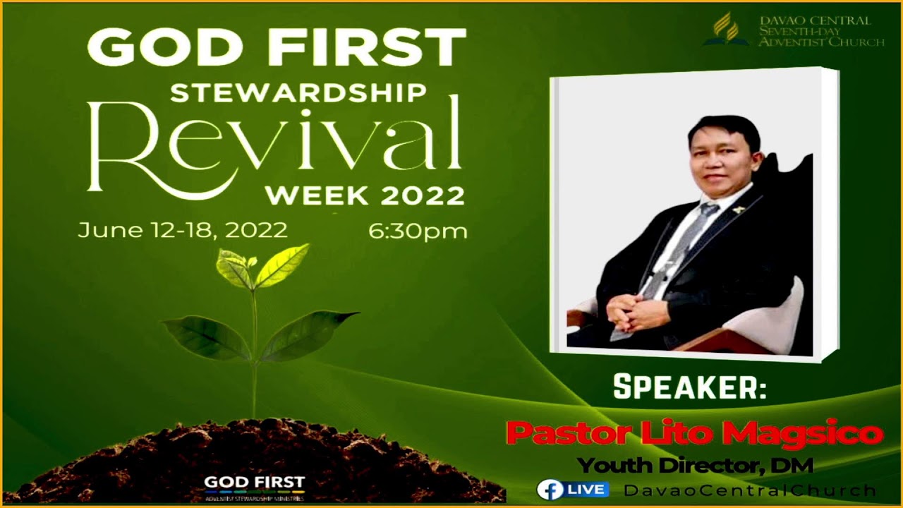 GOD FIRST STEWARDSHIP REVIVAL WEEK 2022 - YouTube